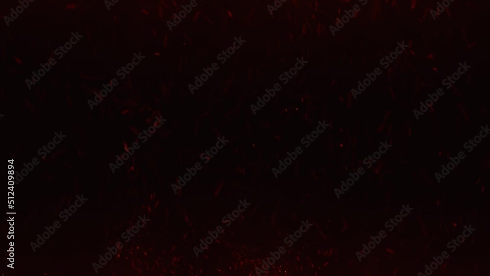 Shining glitter particles motion graphics with black screen background ...