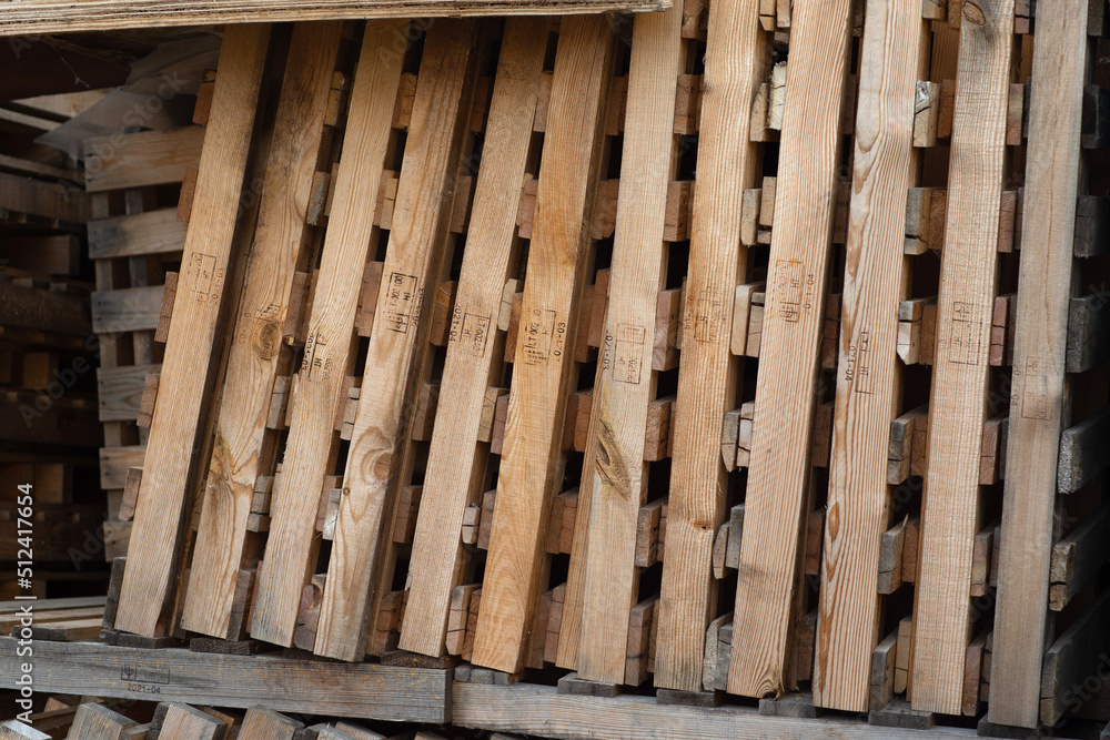 old wooden pallets container transportation Stock Photo | Adobe Stock