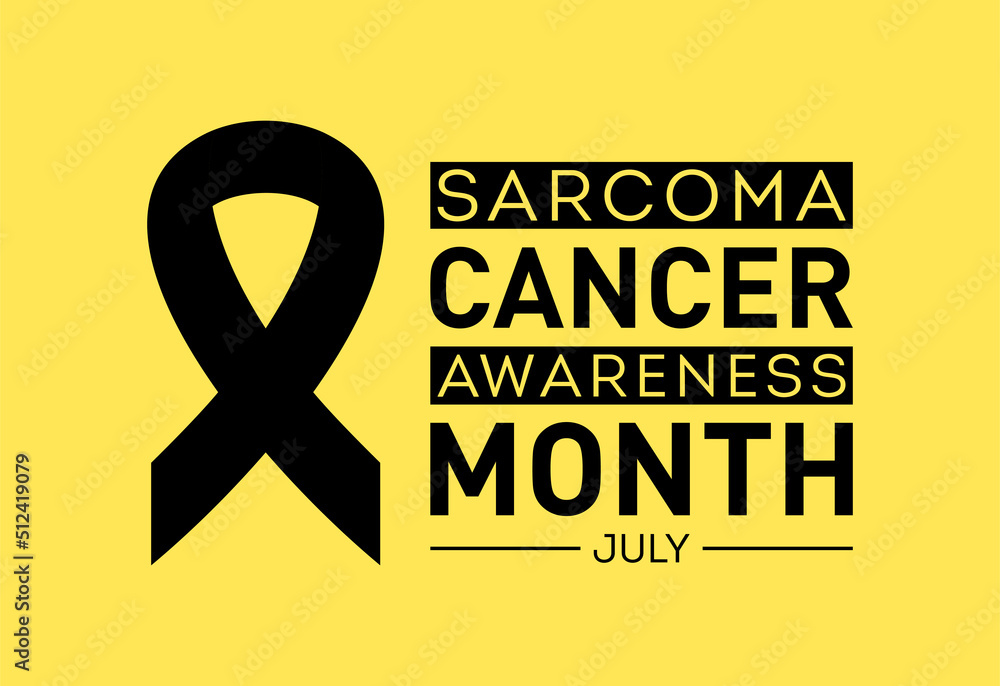 Sarcoma cancer awareness month. July is sarcoma awareness month banner ...