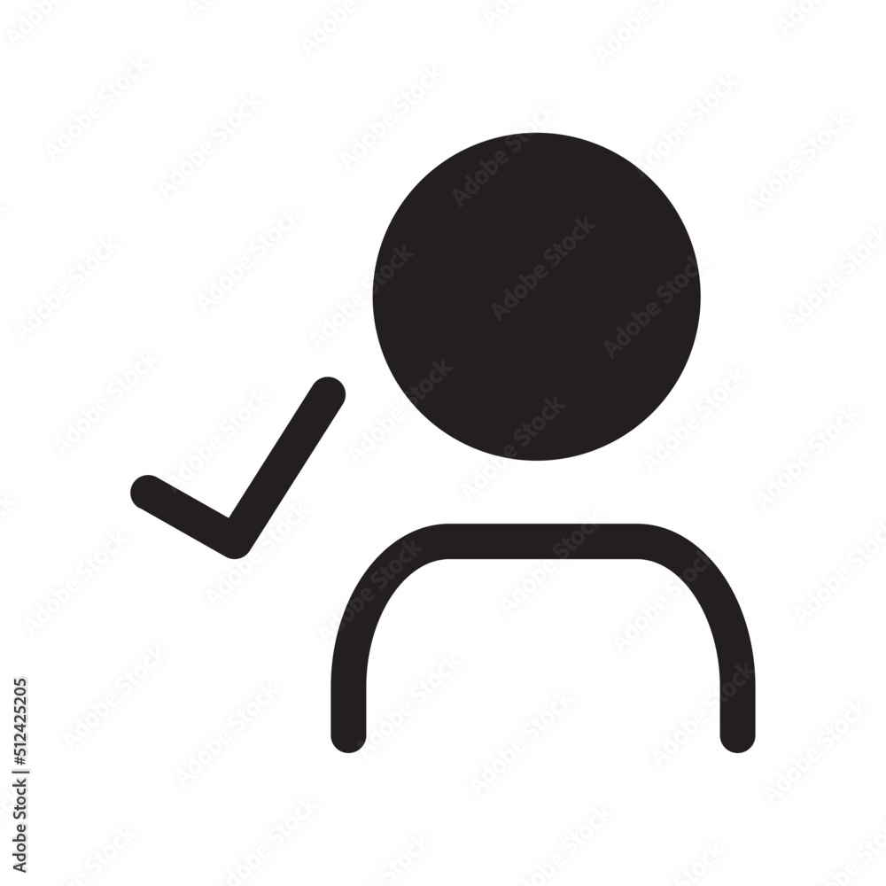 account activity profile status ui user icon Stock Vector | Adobe Stock