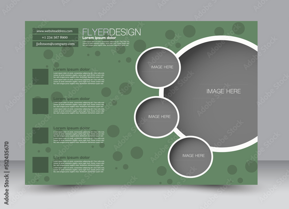 Flyer, brochure, billboard, magazine cover template design landscape ...