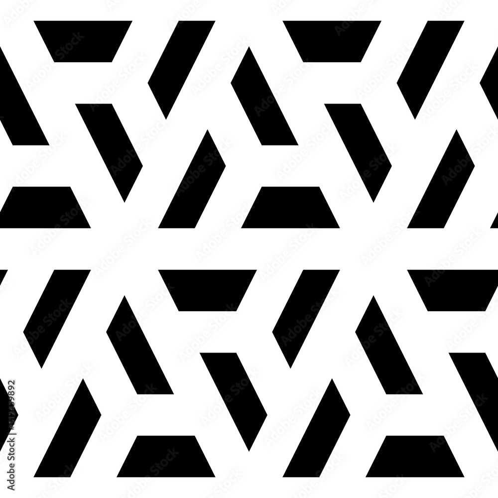 Mosaic. Polygons. Jagged figures ornament. Repeated geometric shapes ...