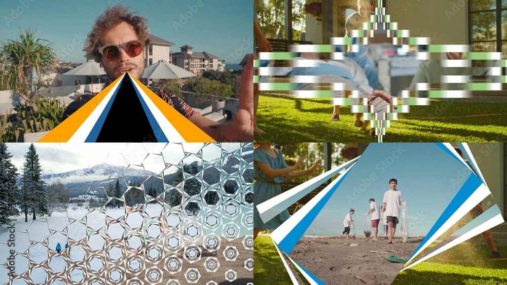 Minimal Shape Transitions Stock Template | Adobe Stock