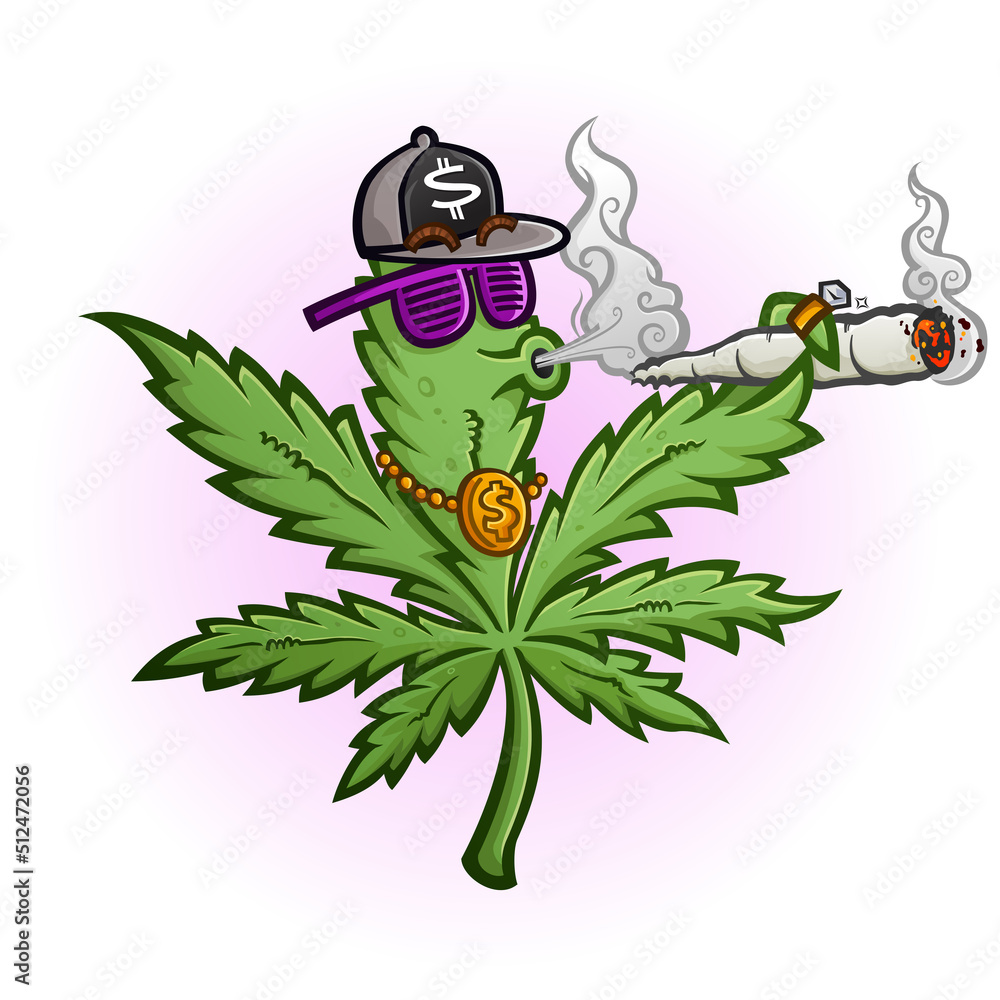 Weed Leaf Cartoon