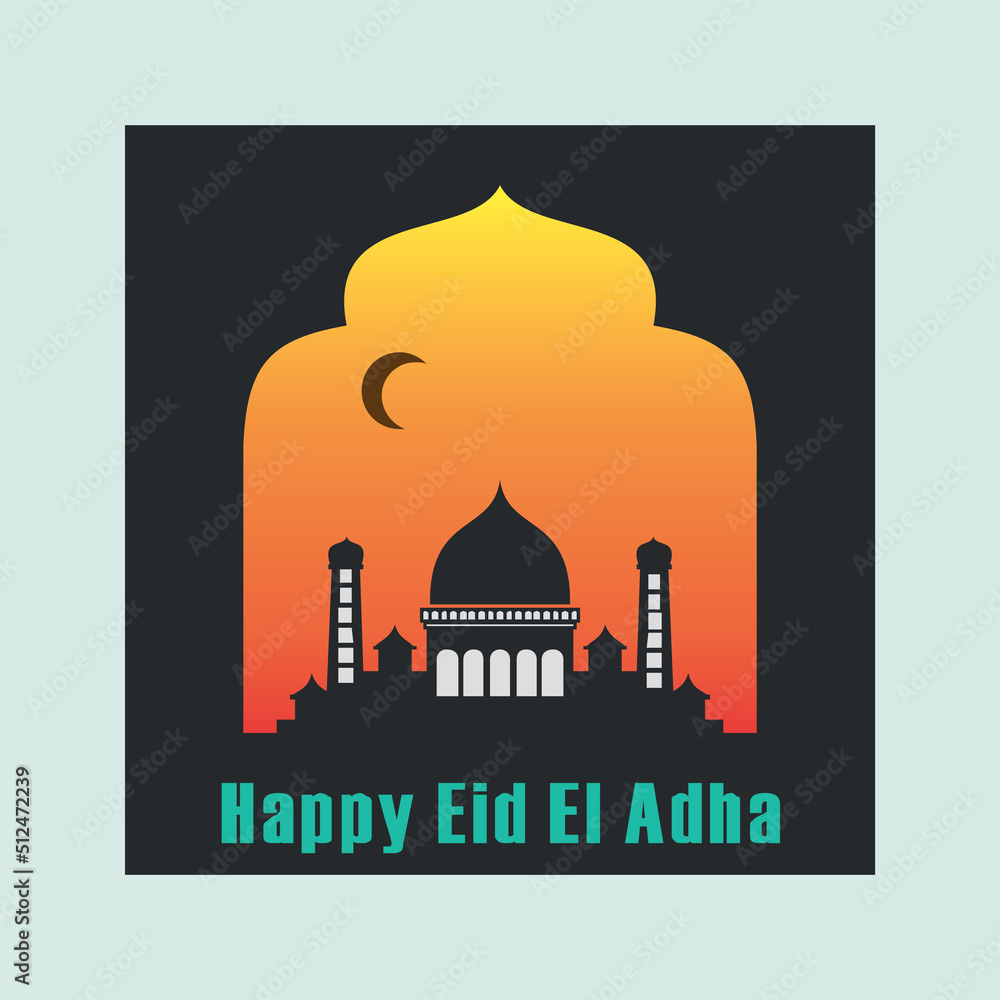 eid el adha pamphlet, perfect for book covers, happy eid el adha ...