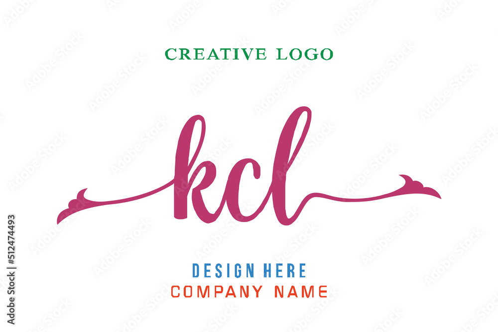 KCL lettering, perfect for company logos, offices, campuses, schools ...
