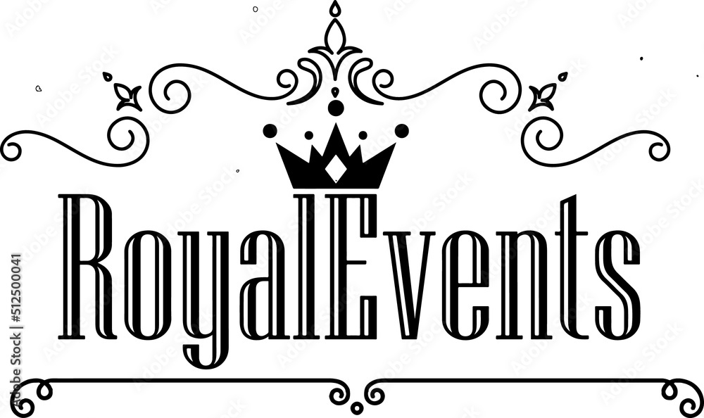 Event Company logo, Royal Event logo, Event company name vector ...