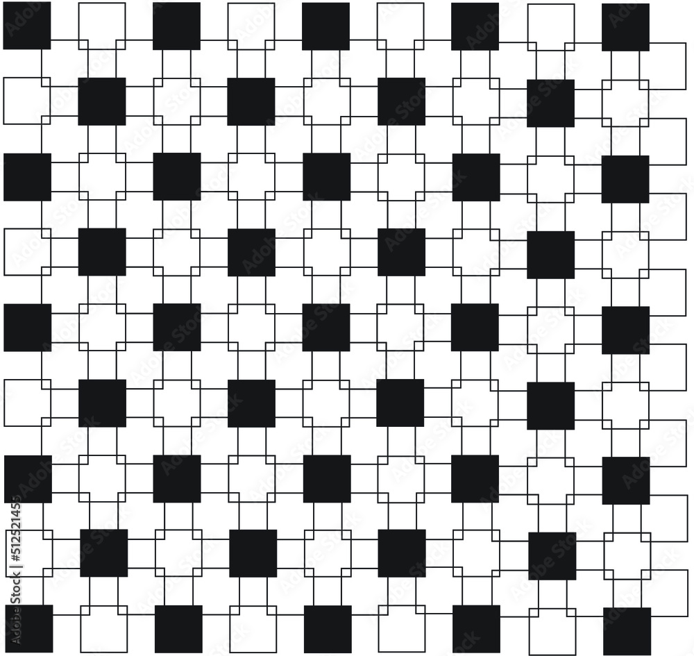 Chess board background. black and white checkered pattern texture ...