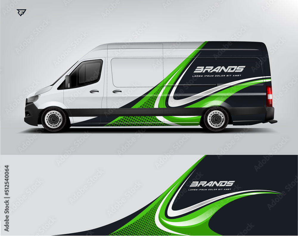 Van Wrap Car Design. Van Wrap Livery design. Ready print wrap design ...