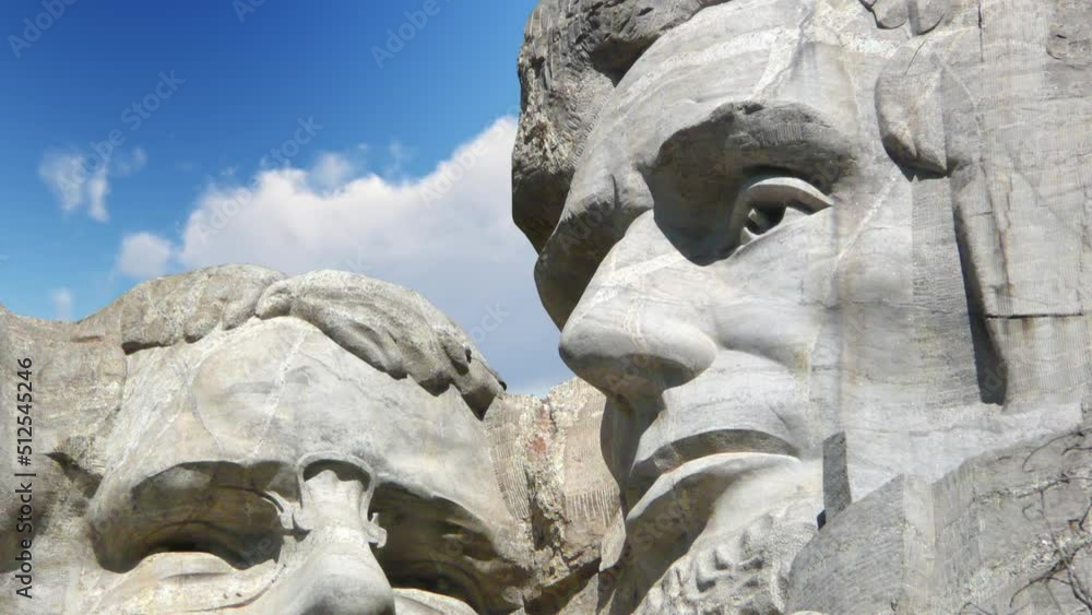 Mount Rushmore Timelapsed background video animation. Full Hd 1920×1080 ...