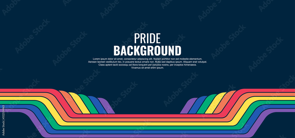 LGBT pride abstract background. Vector background with rainbow colors ...