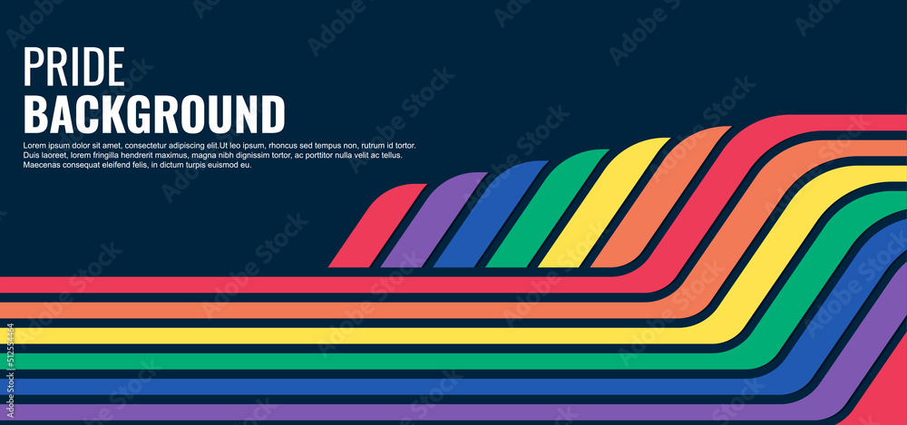 LGBT pride abstract background. Vector background with rainbow colors ...