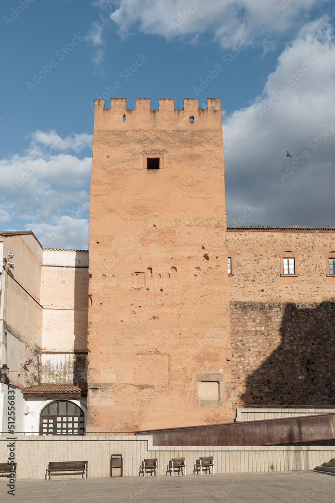Grass tower in Cáceres from the 12th century and is located in the main ...