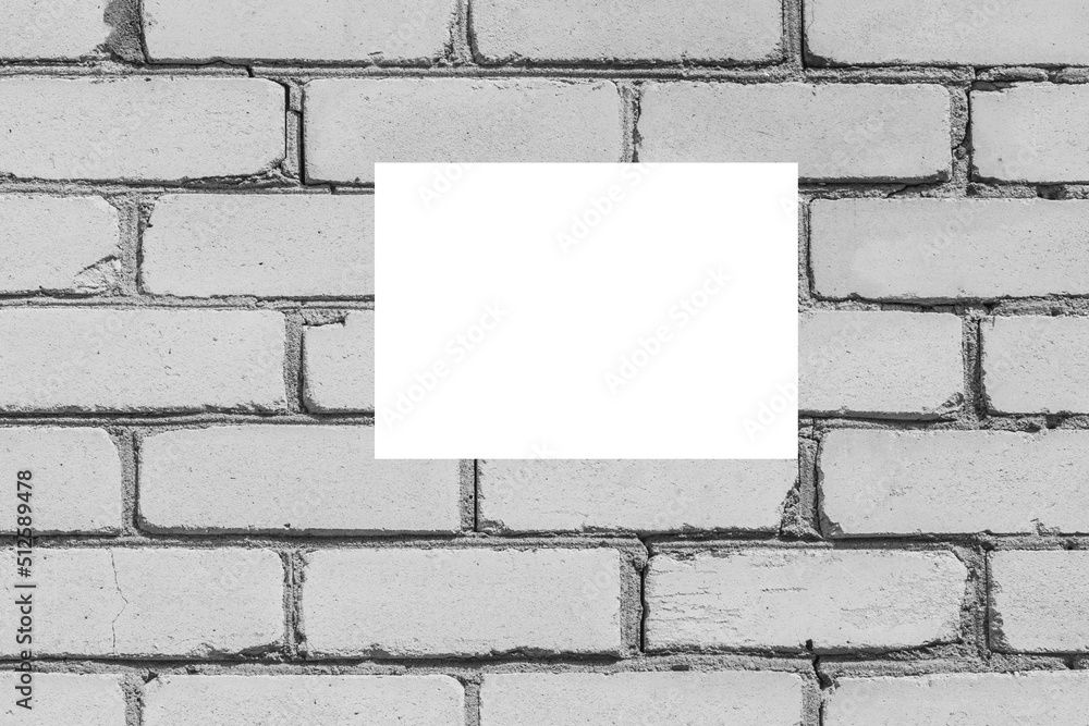 Blank Brick Wall Template