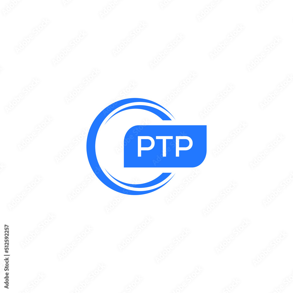 PTP letter design for logo and icon.PTP typography for technology ...