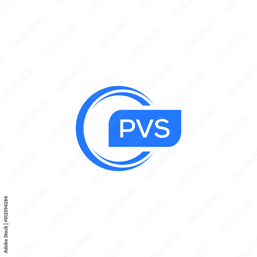 PVS letter design for logo and icon.PVS typography for technology ...