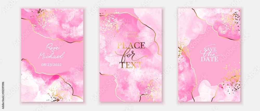 Elegant marble, stone texture. Watercolor, ink vector background ...