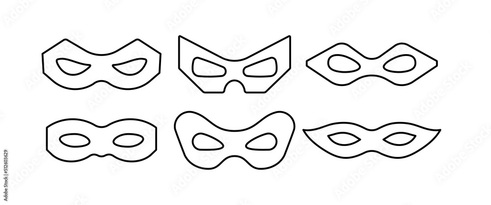 Super Hero Mask Clip Art