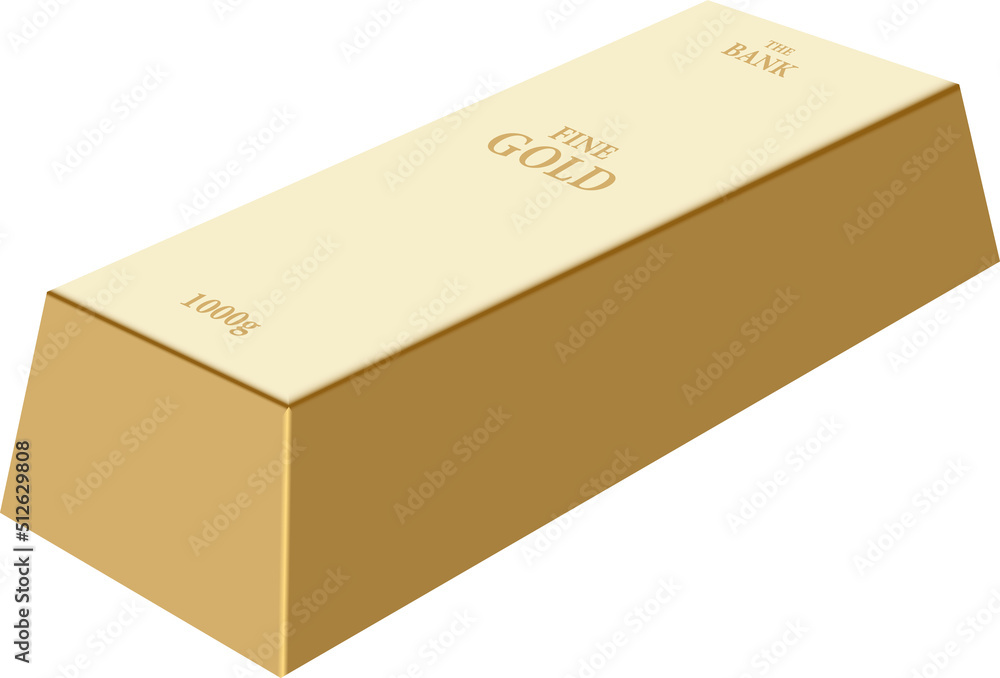 Gold bar clipart design illustration ilustração do Stock | Adobe Stock
