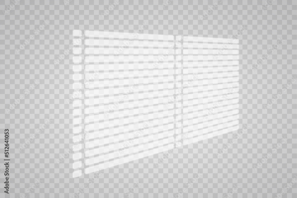Vecteur Stock Overlay shadow effect. Transparent overlay window and ...