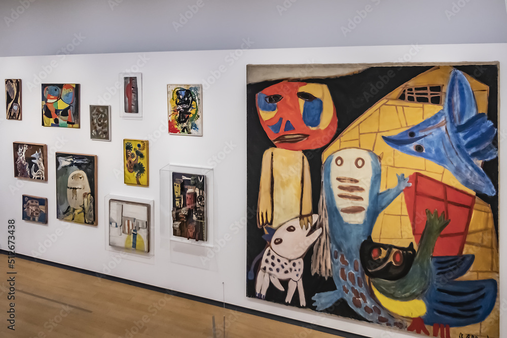 Interior of Stedelijk Museum: “STEDELIJK BASE” - Collection before 1950 ...