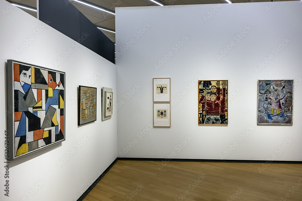 Interior of Stedelijk Museum: “STEDELIJK BASE” - Collection before 1950 ...
