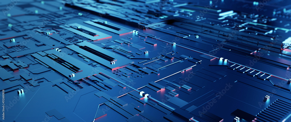 Technology background/Technology background of the abstract computer ...