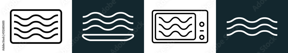 Microwave oven safe symbol vector container cooking isolated oven safe ...