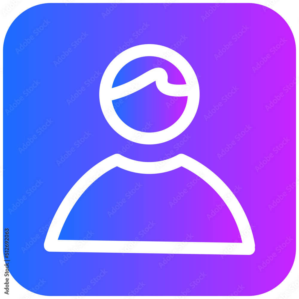 avatar human login male man people person profile user icon Stock ...