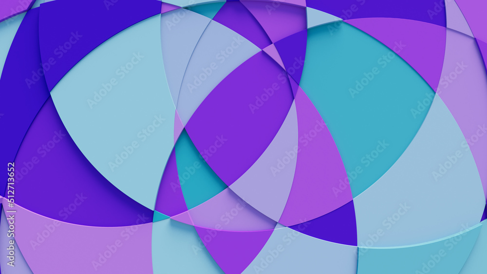 Purple and Turquoise Tech Background with a Geometric 3D Structure ...