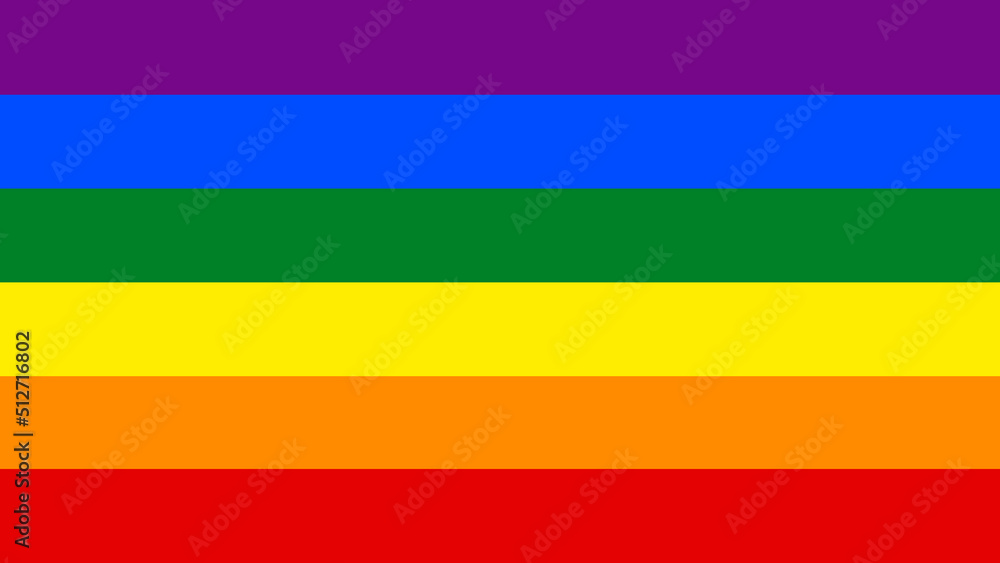 LGBT or LGBTQ pride color flag stripes animated background. Abstract ...
