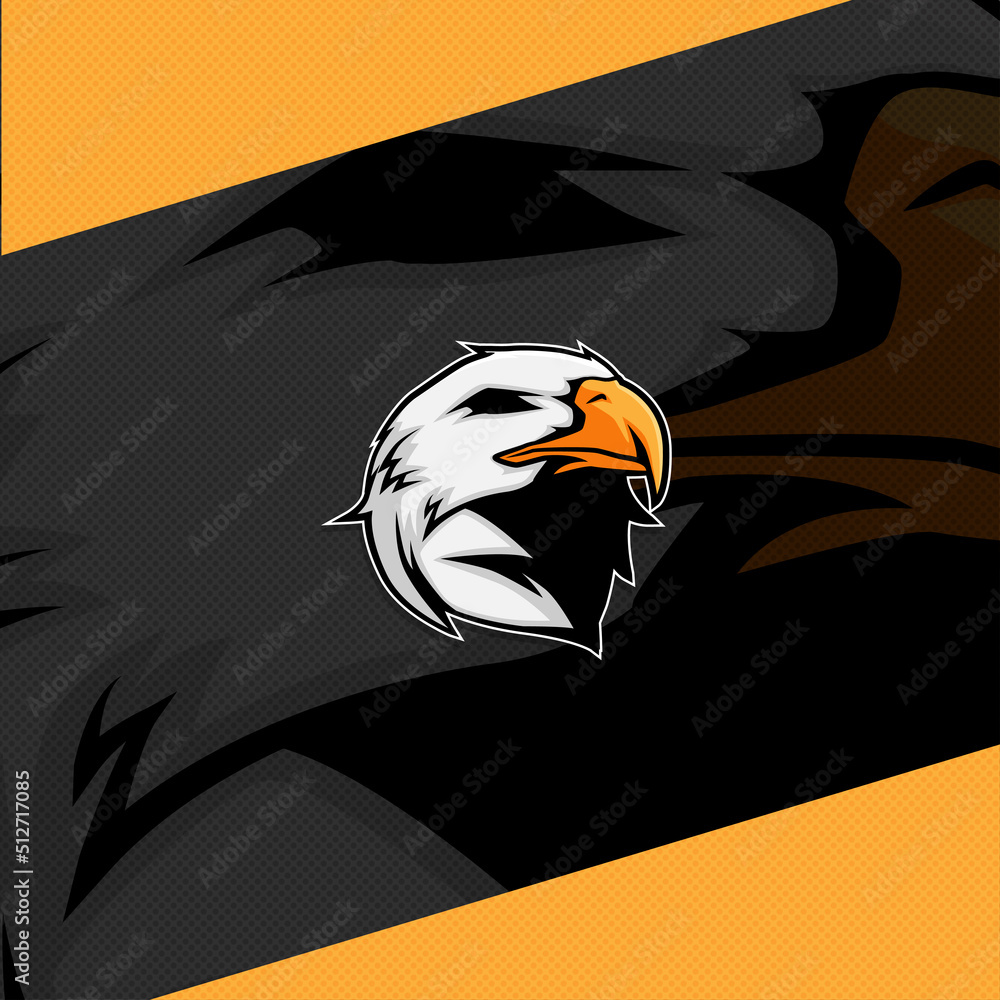 Esports Mascot Logo Team Eagle Squad Stock Vector | Adobe Stock