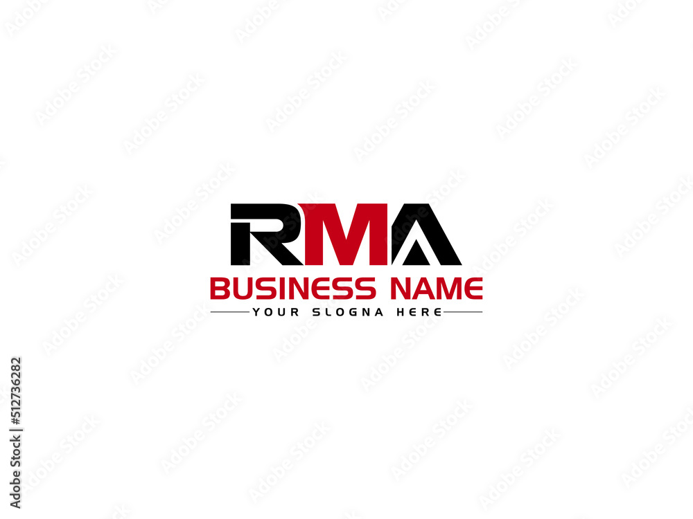 Minimalist RMA Logo Letter Vector, Colorful RM r m Logo Icon Design For ...