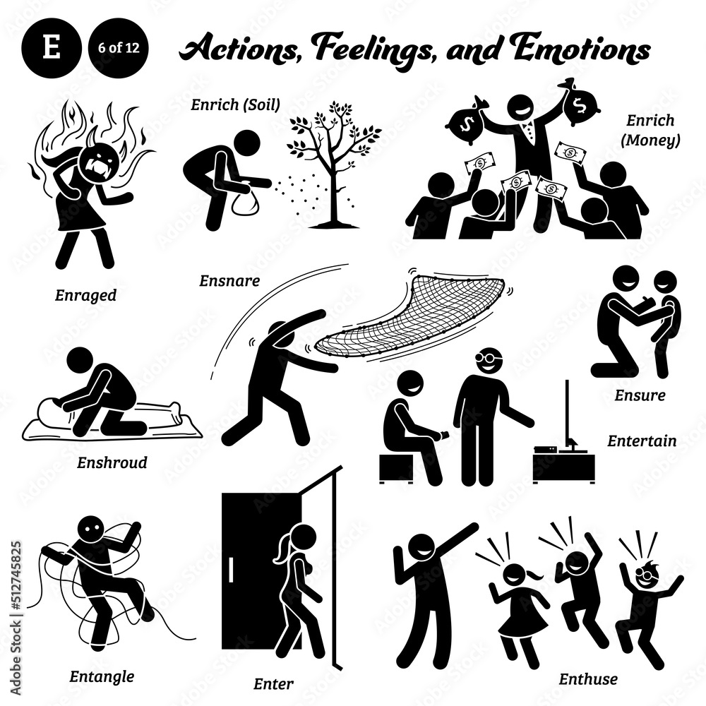 Stockvektorbilden Stick Figure Human People Man Action Feelings And stockvektorbilden-stick-figure-human-people-man-action-feelings-and