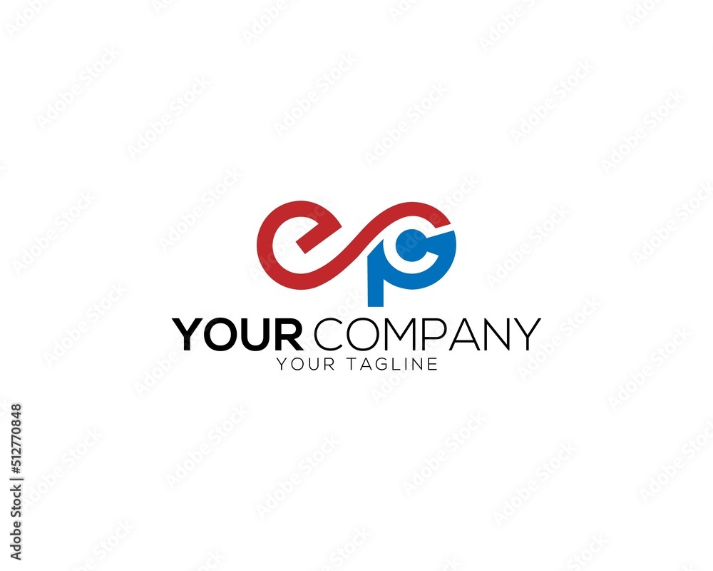 Letter ECP, EPC Logo Icon Design Concept Vector illustration. Stock ...