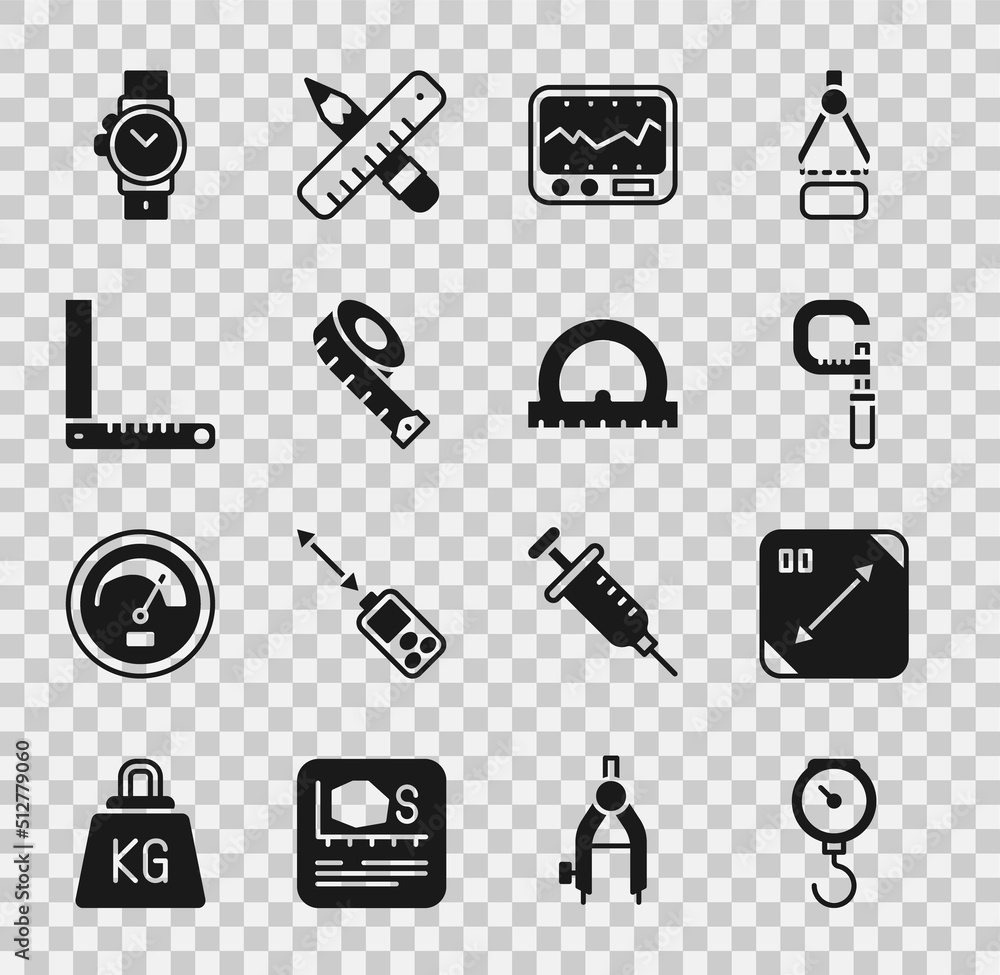 Set Hand scale spring mechanical, Diagonal measuring, Micrometer ...