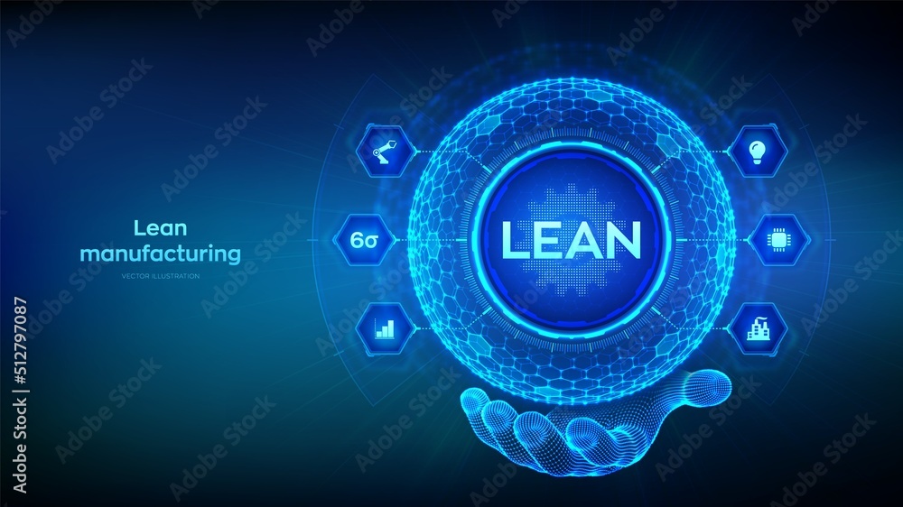 Lean. Six sigma smart industry, quality control, standardization. Lean ...