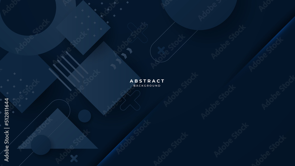 Abstract dark navy blue background Stock Vector | Adobe Stock