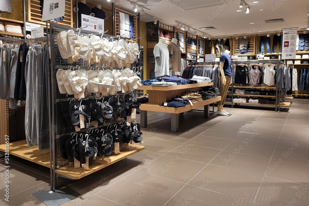 KL, MALAYSIA - 20 JUNE 2022: Interior view of Muji Store in Mid Valley ...