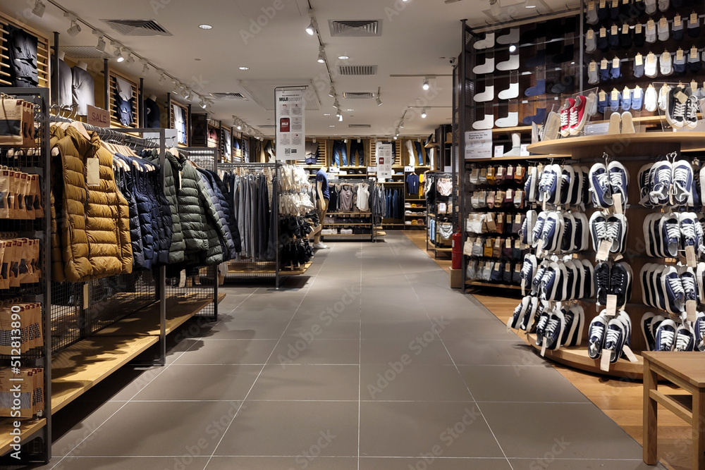 KL, MALAYSIA - 20 JUNE 2022: Interior view of Muji Store in Mid Valley ...
