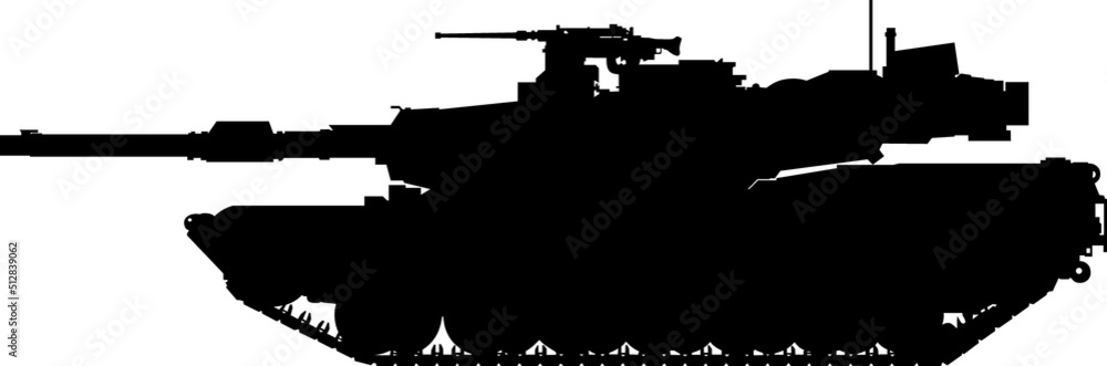 M1 Abrams Armor vehicle Stock Vector | Adobe Stock