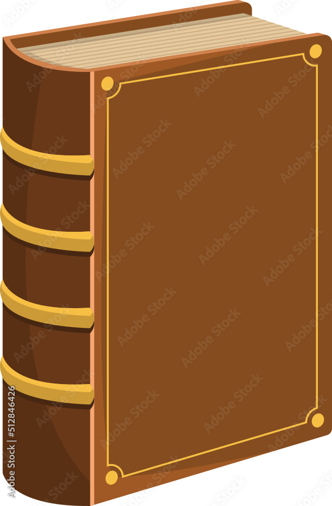 Old vintage book clipart design illustration Stock Vector | Adobe Stock