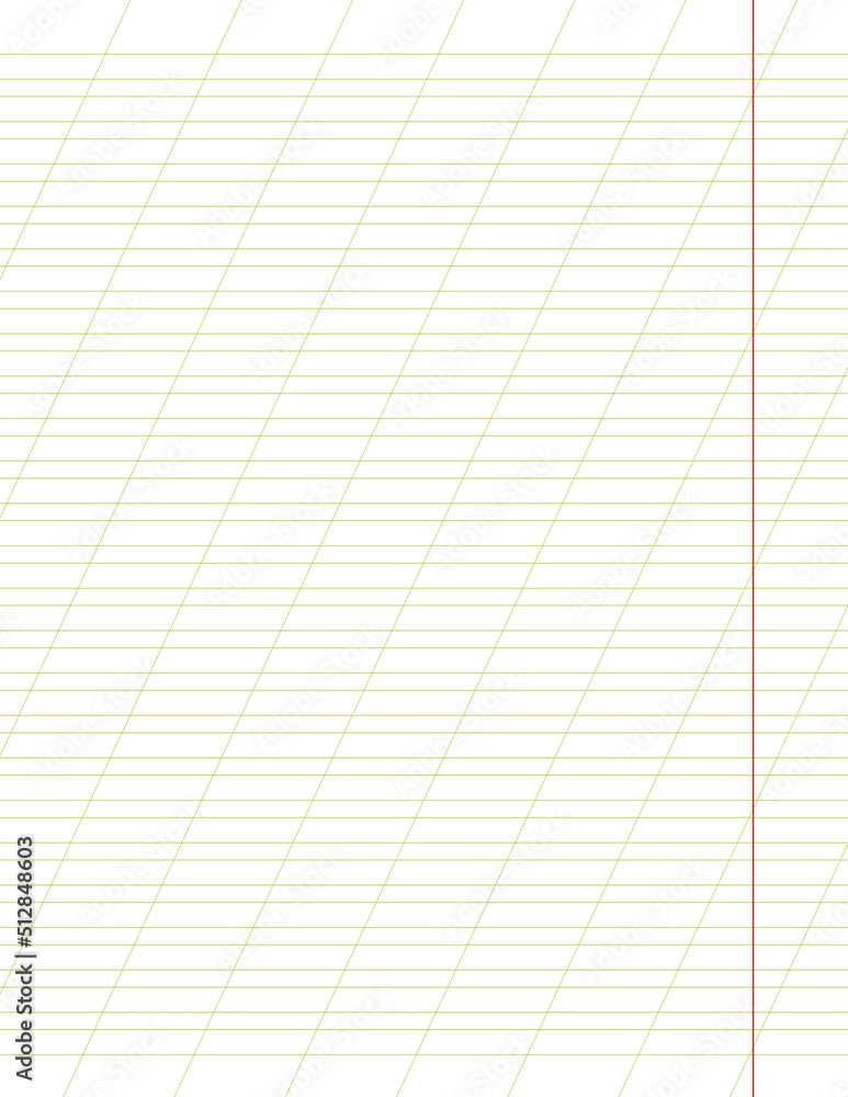 Graph paper. Printable lined grid paper with color horisontal, diagonal ...