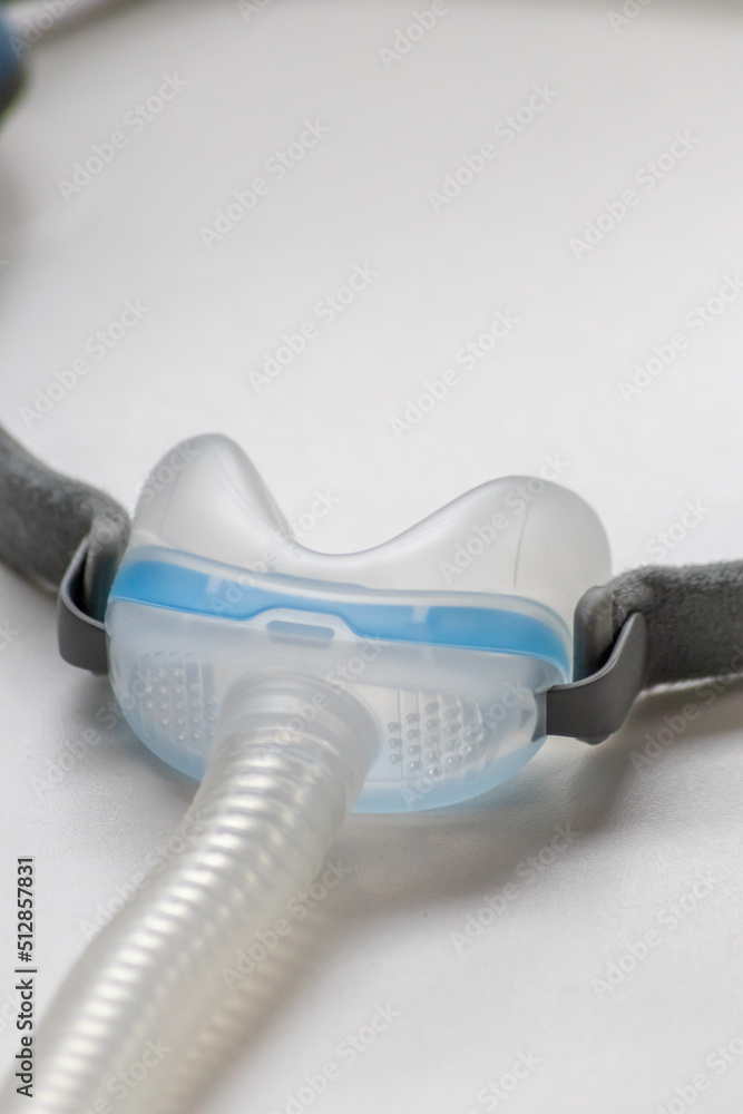 CPAP mask as full face mask or nose mask against obstructive sleep ...