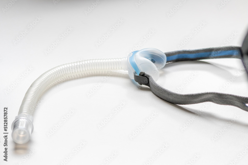 CPAP mask as full face mask or nose mask against obstructive sleep ...