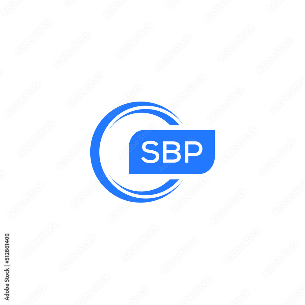 SBP letter design for logo and icon.SBP typography for technology ...
