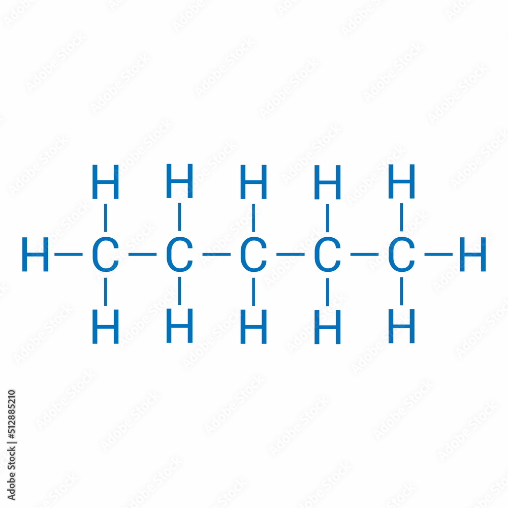 Chemical Structure Of Pentane C5H12 Stock Vector Adobe Stock chemical-structure-of-pentane-c5h12-stock-vector-adobe-stock