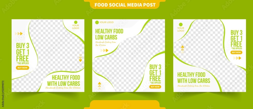 Healthy fresh food menu or diet food menu for restaurant promotion menu ...