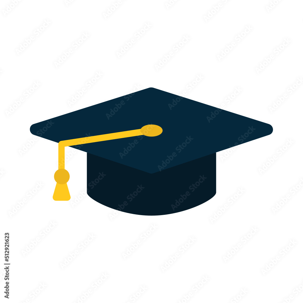 Cap Toga Studying Graduated Learning Education Stock Vector | Adobe Stock
