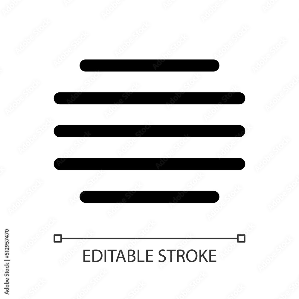 Fog white linear ui icon. Visible cloud of tiny water droplets. Weather ...